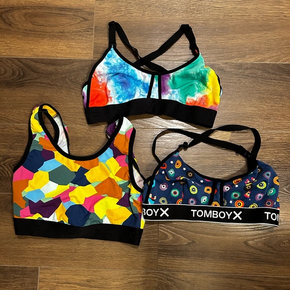 TomboyX | Intimates & Sleepwear | Tomboyx Prism Scoop Bralettes 2 ...